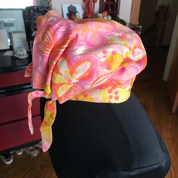 Vintage | Accessories | Vintage Adorable Pastel Mod Bonnet | Poshmark